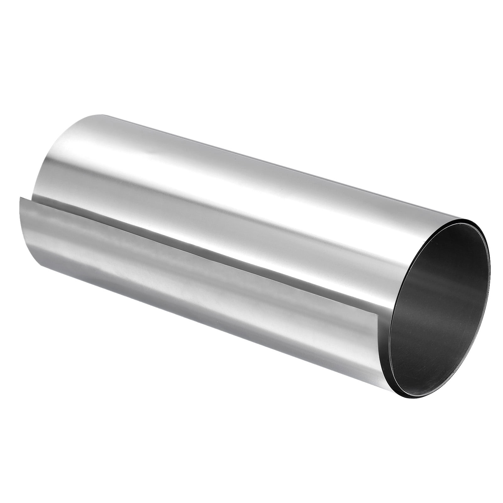 Uxcell 304 Stainless Steel Foil Roll，0.5mm x 200mm x 1M Polished Finish ...