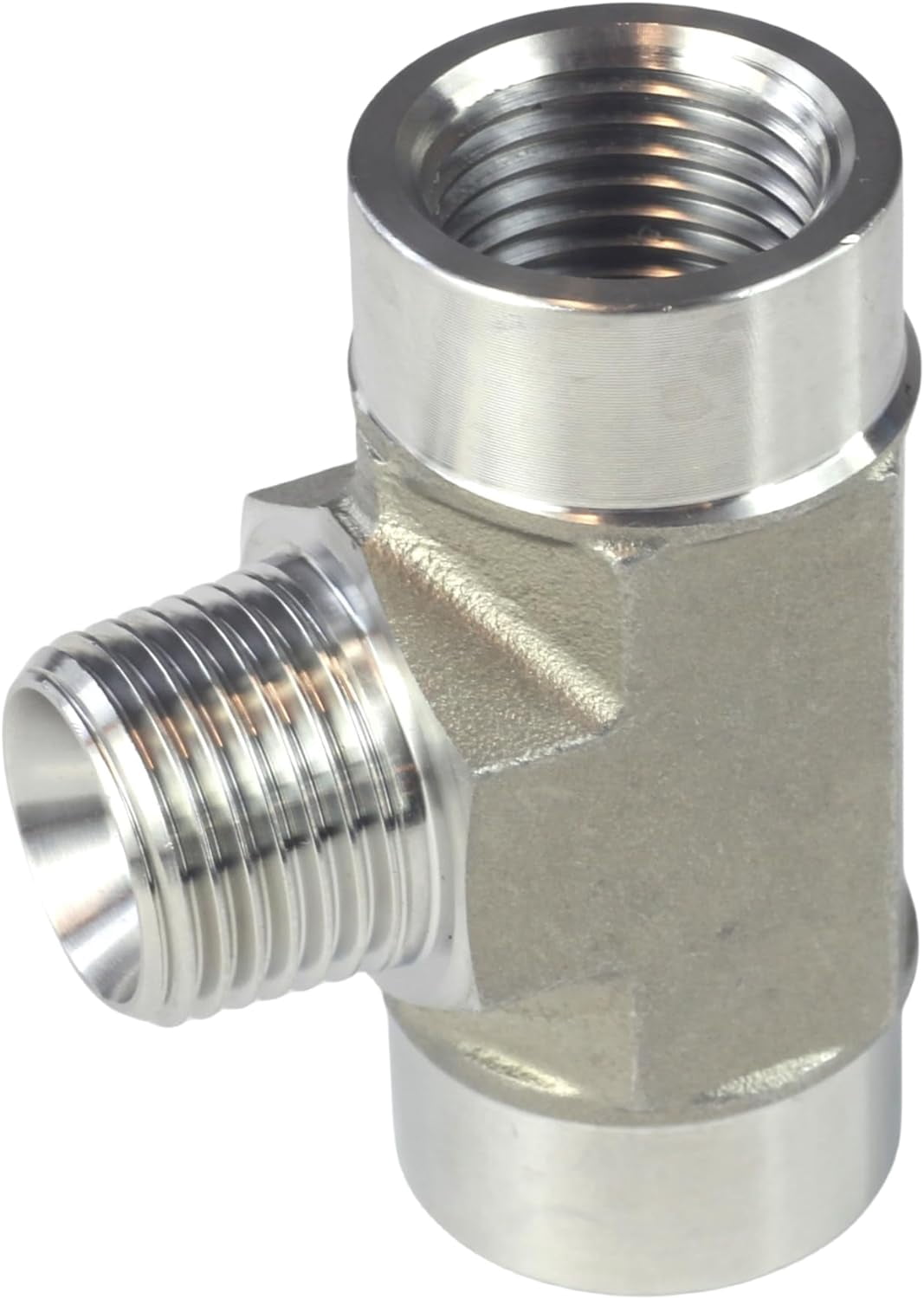 304 Stainless Steel Forged Pipe Fitting NPT Tee, 1/2" NPT Female x 1/2 ...