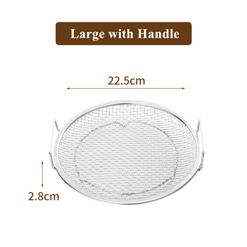 304 Stainless Steel French Fries Basket with Handle Food Skimmer Oil ...