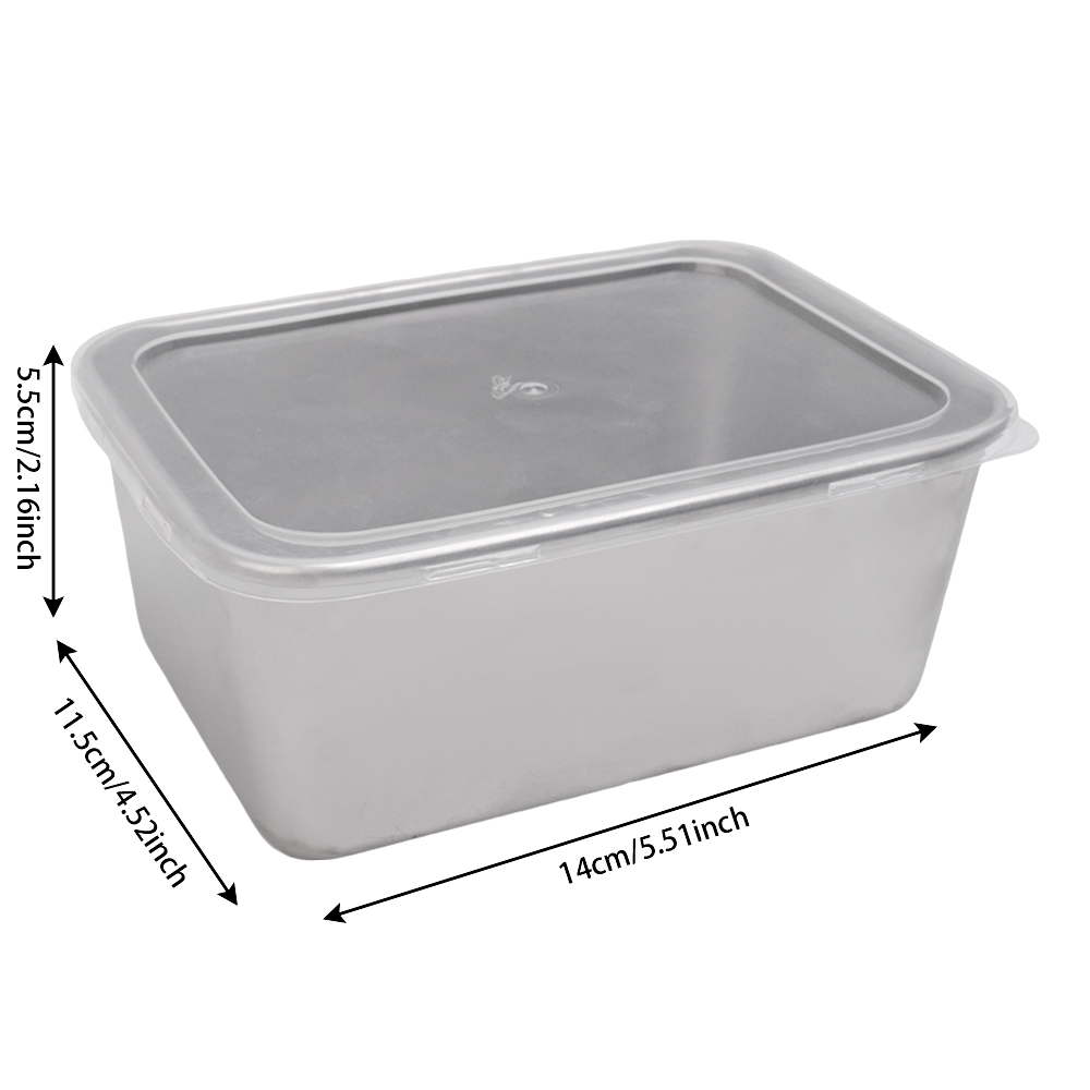 304 Stainless Steel Fresh Keeping Box Airtight Food Storage Container ...