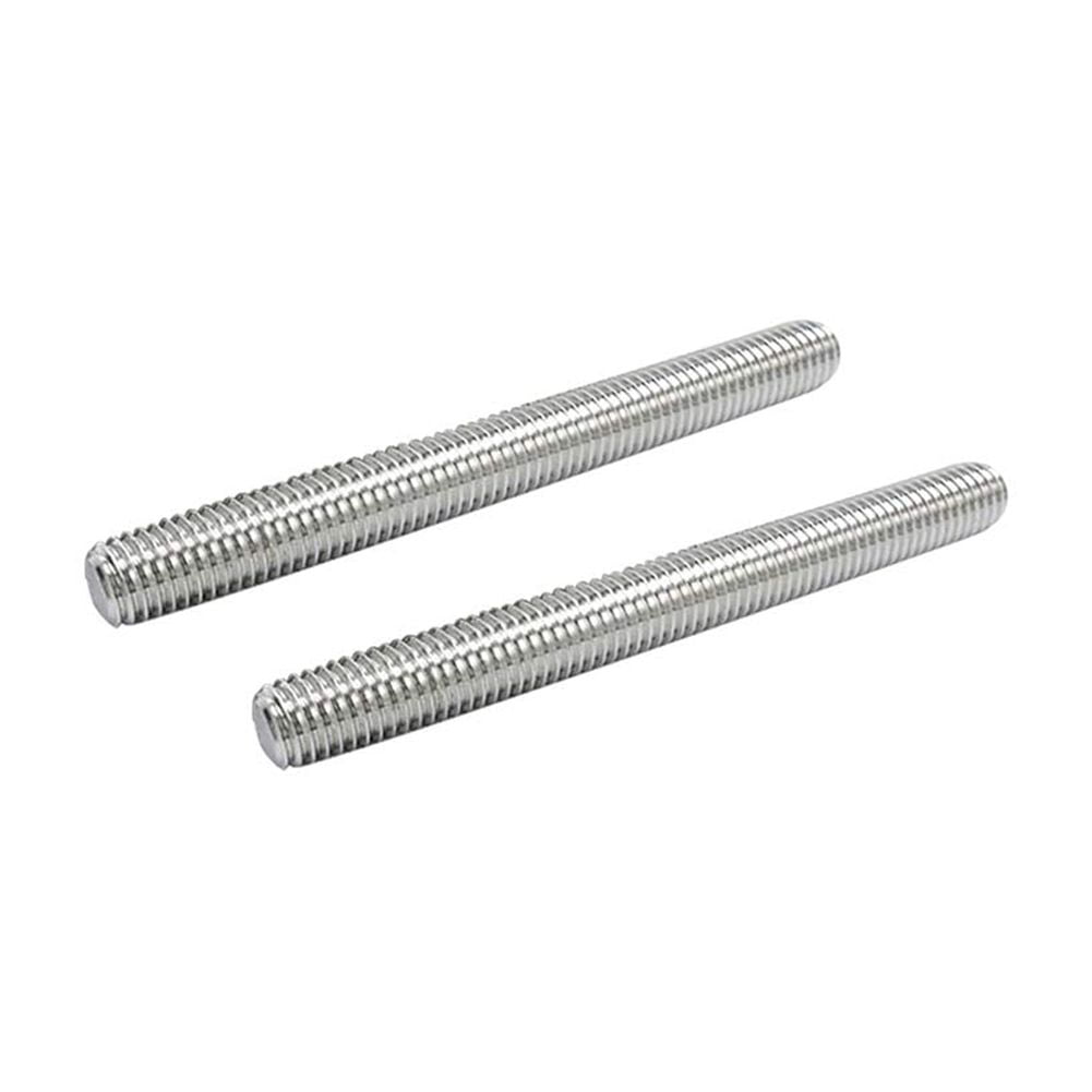 304 Stainless Steel Fully Thread Rod, M12-2.0 Thread Pitch, 100mm ...