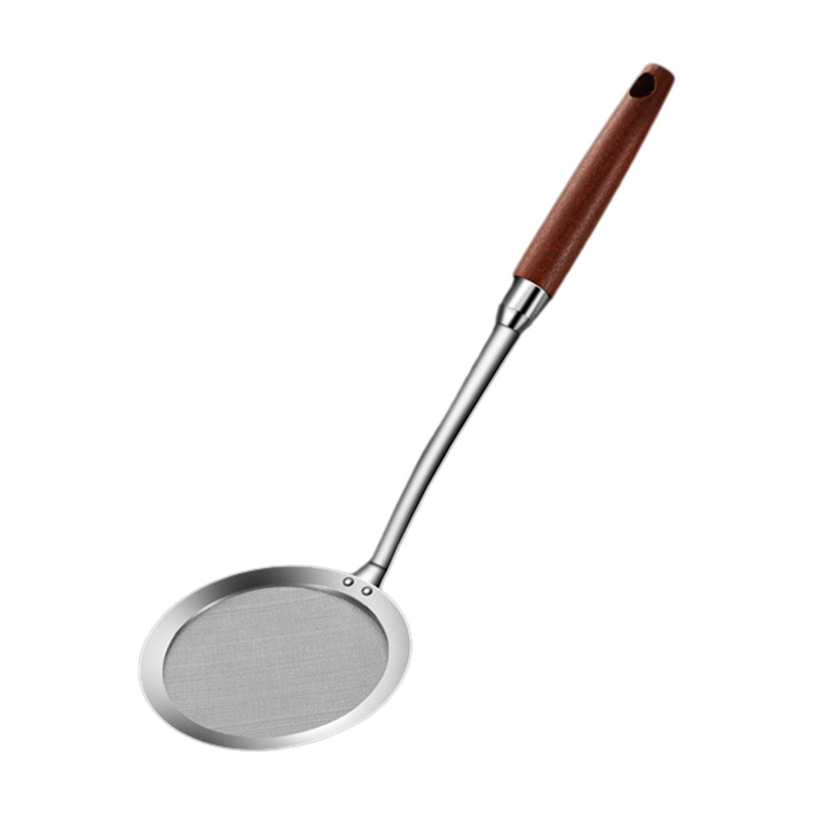 304 Stainless Steel Funnel Strainer Wooden Handle Strainer-fine Dregs ...