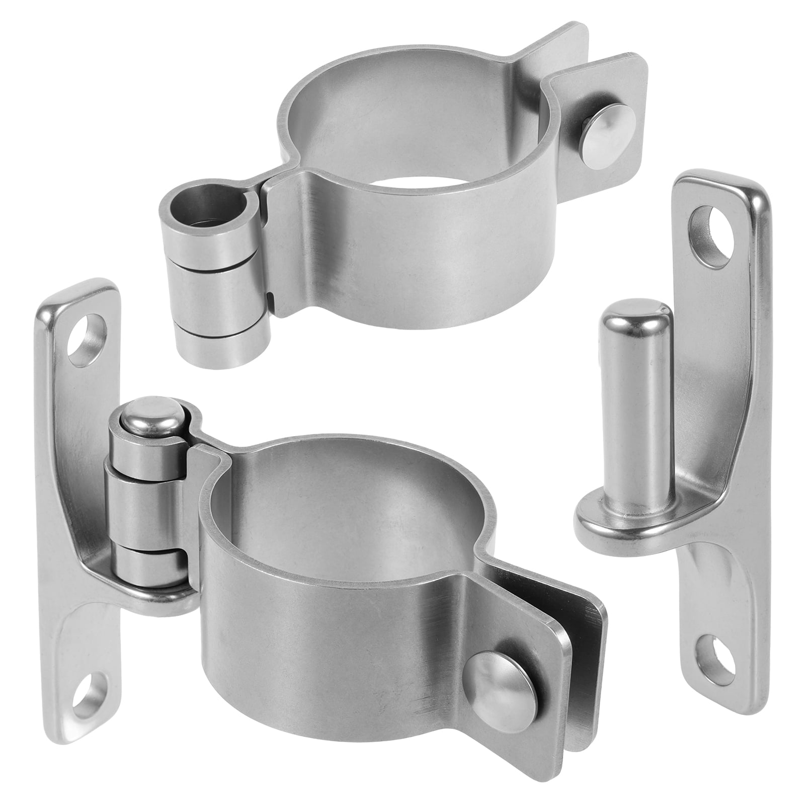 304 Stainless Steel Gate Hinge Wall Mount Heavy Duty Pipe Gate Hinge ...