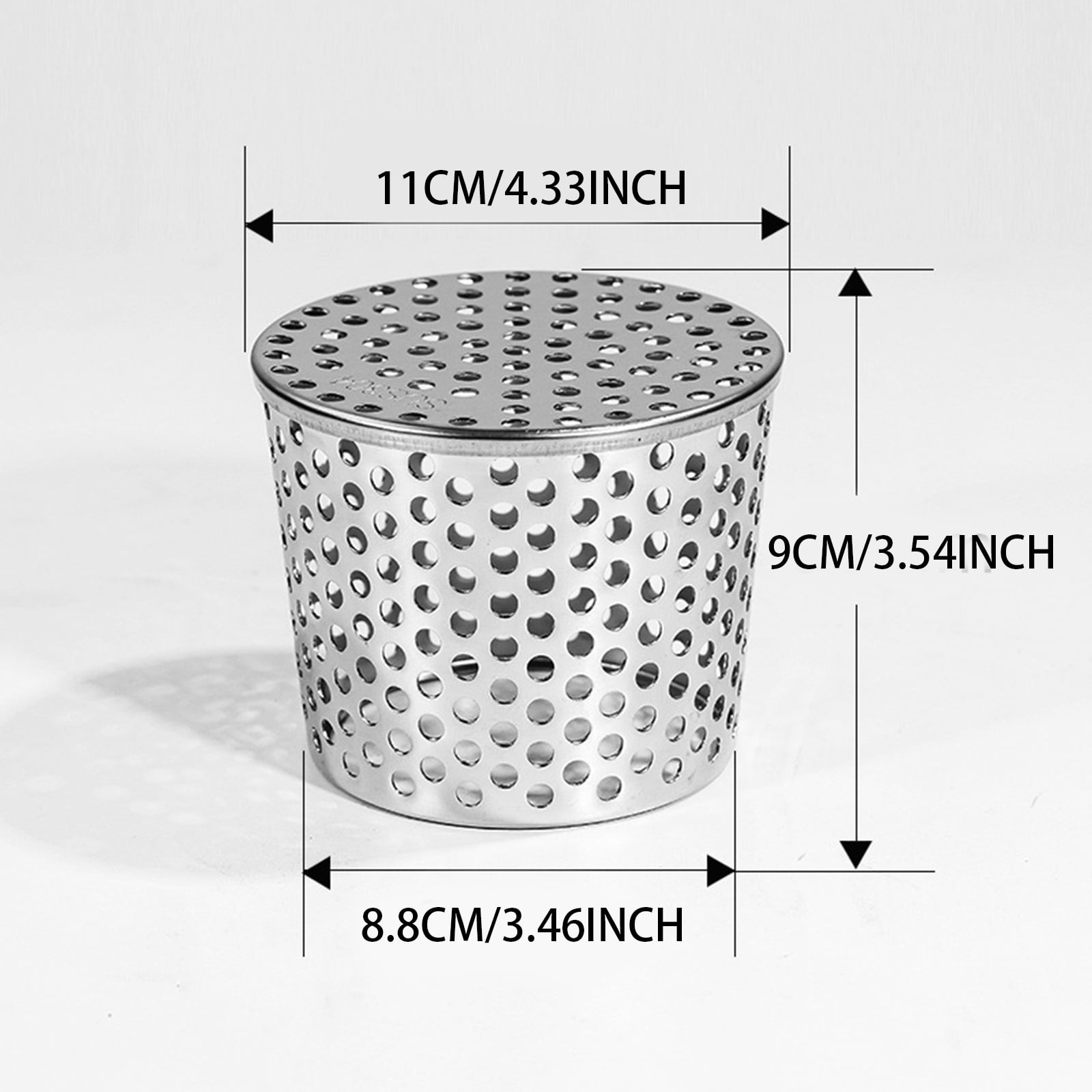 304 Stainless Steel Gutter Guard Leaf Catcher Downpipe Filter For Flat ...
