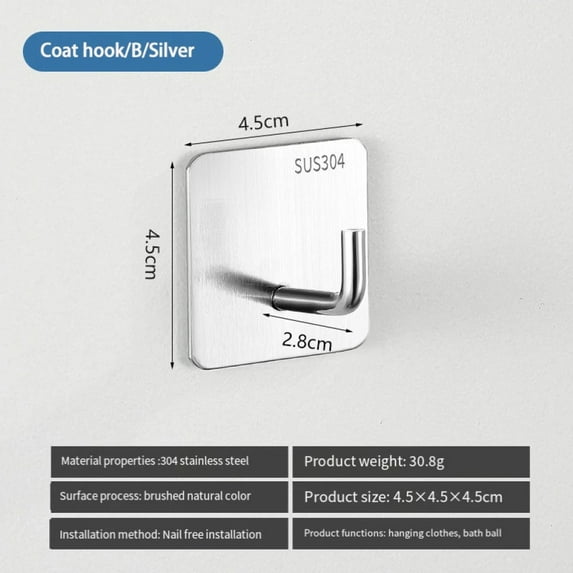 304 Stainless Steel Heavy Duty Towel Rack,Bath Towel Rod,Towel Ring ...