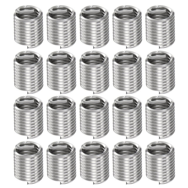 304 Stainless Steel Helical Wire Threaded Inserts Threaded Sleeve 10 ...