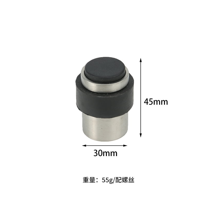 304 Stainless Steel Hemispherical Door Stop Door Top Door Rear Anti ...