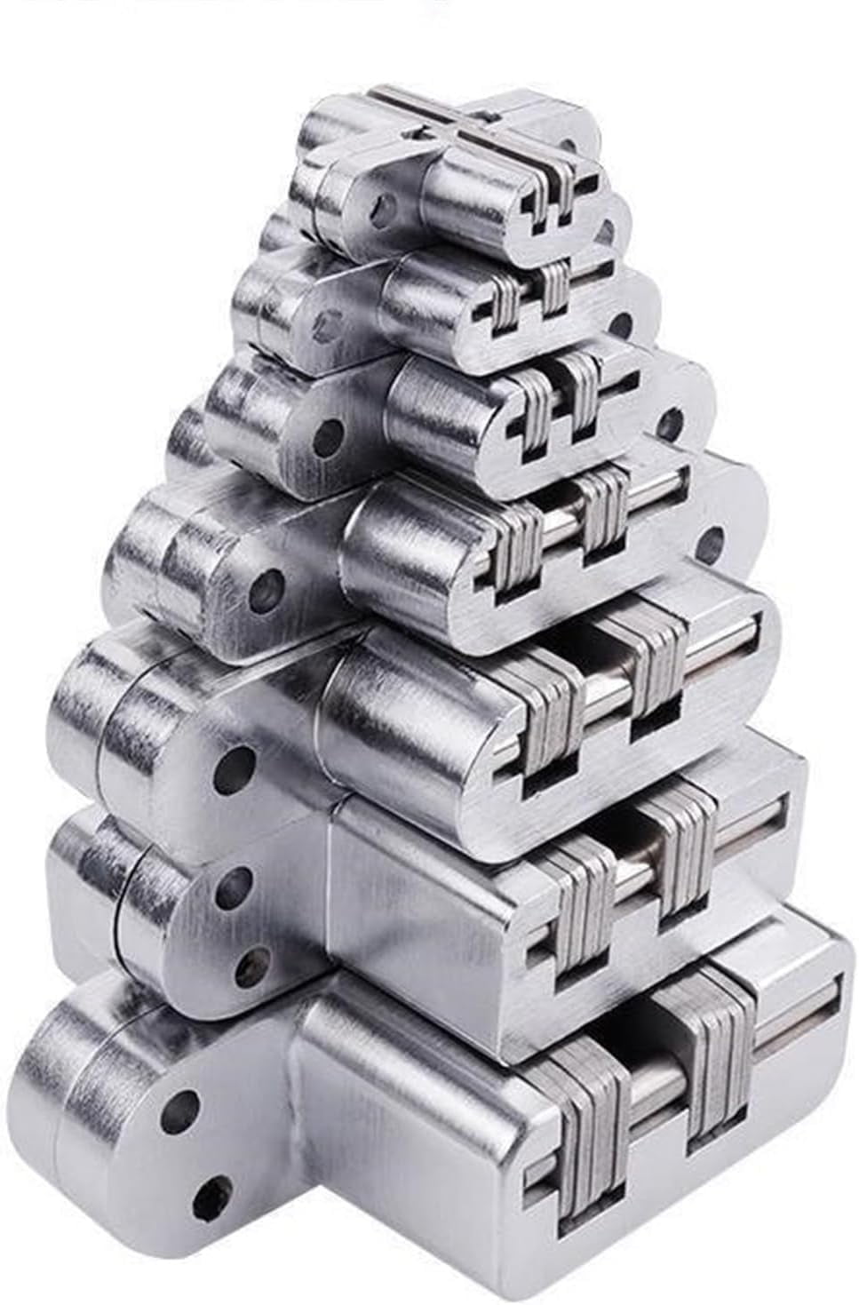 304 Stainless Steel Hidden Hinges Invisible Concealed Folding Door Hinge with Screw for ...