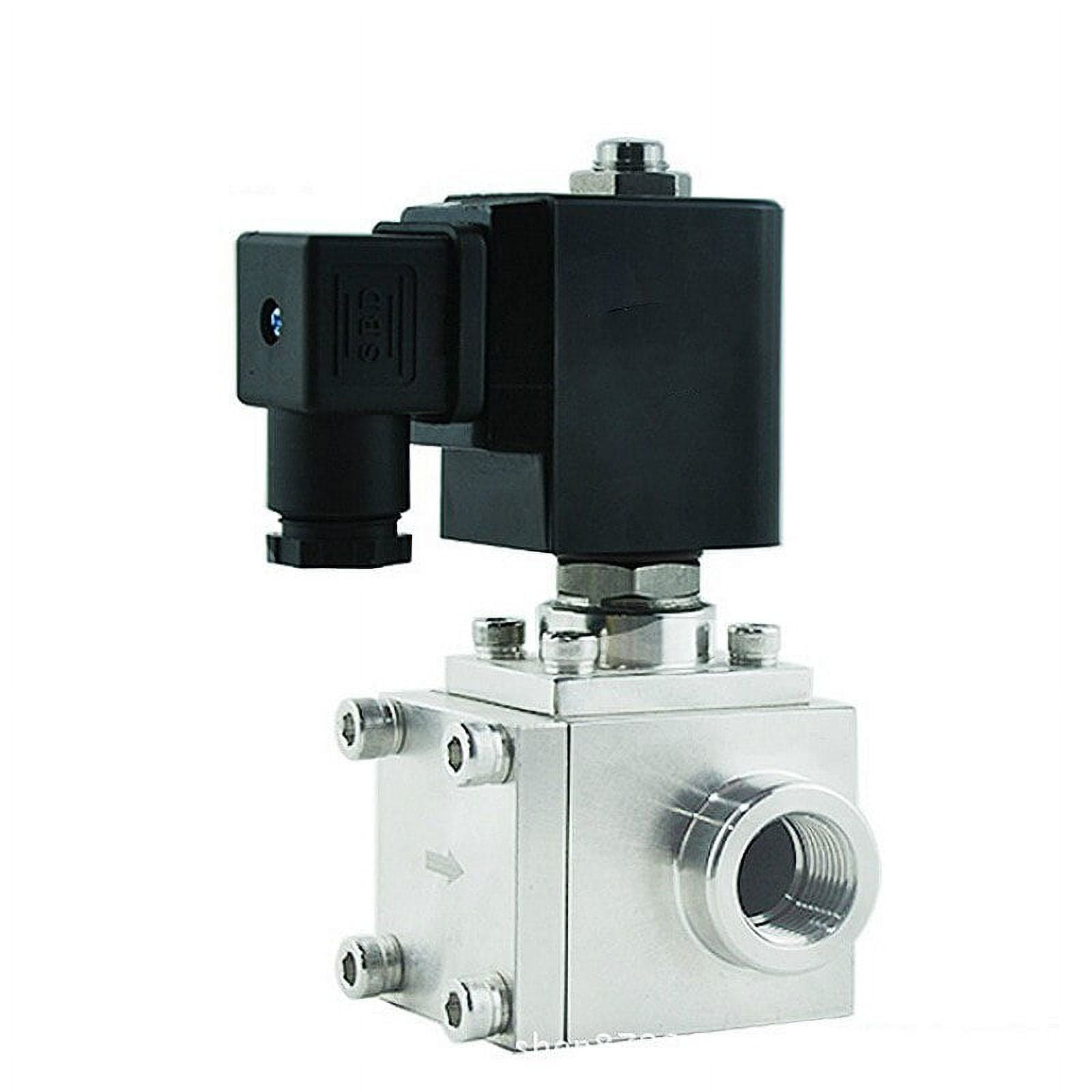 304 Stainless Steel High Pressure Car Wash Solenoid Valve 0~300 Bar NC ...