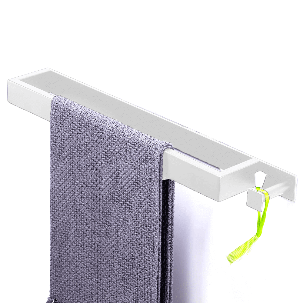 304 Stainless Steel With Hook Towel Rings Without Drilling, Chrome ...