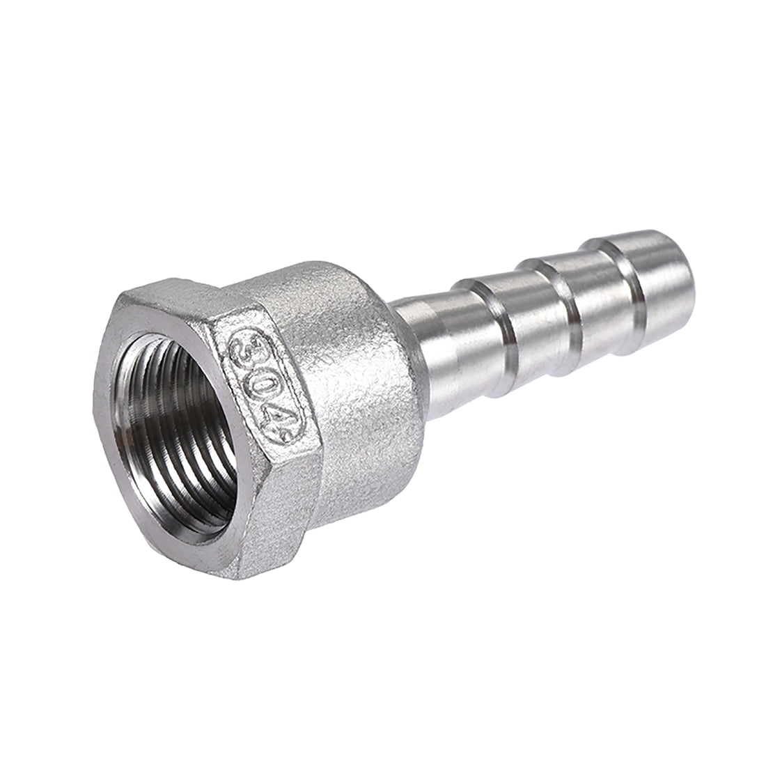 304 Stainless Steel Hose Barb Fitting Coupler, 10mm Barb x G3/8 Female ...