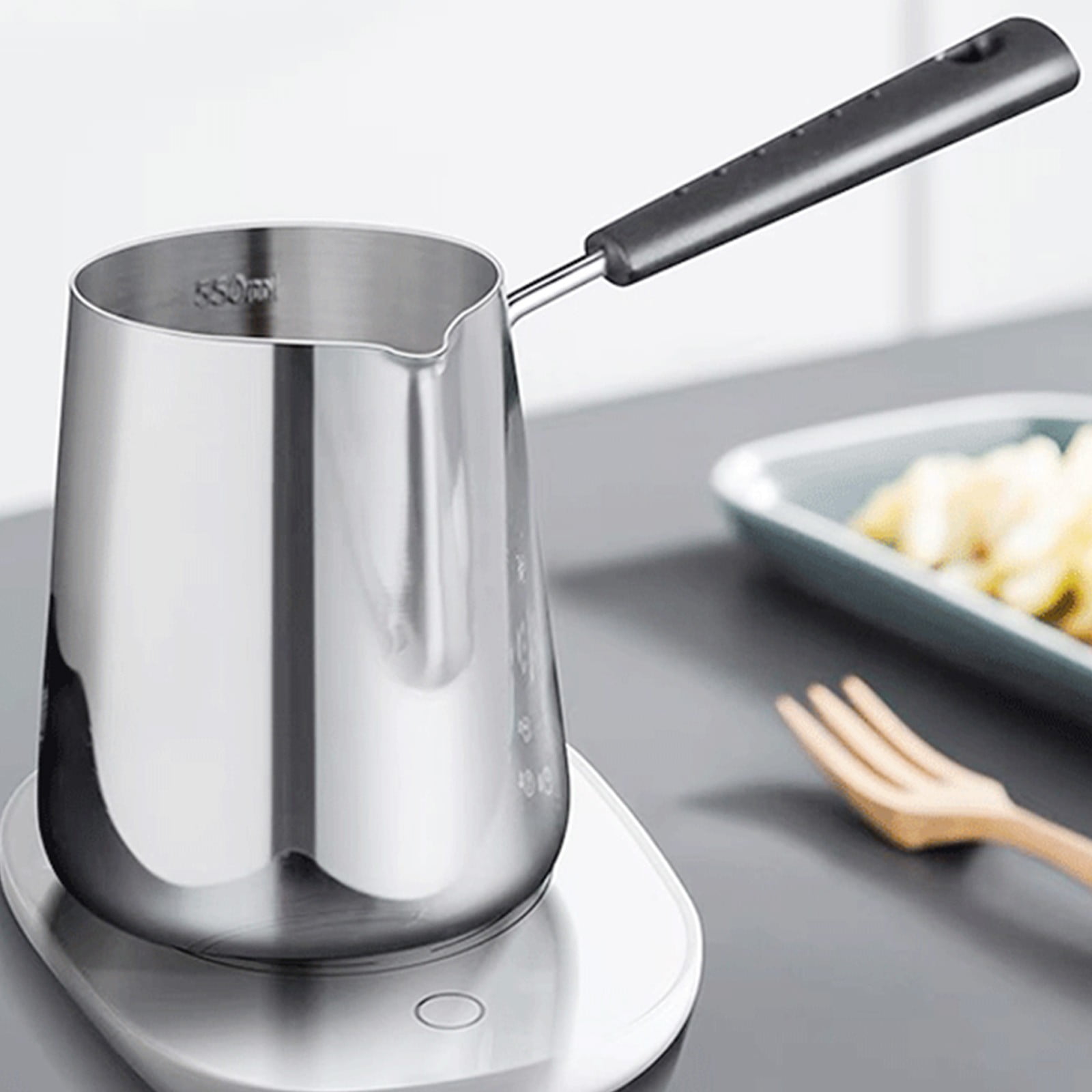 304 Stainless Steel Hot Oil Skillet, Mini Deepening Pot, Non-stick ...