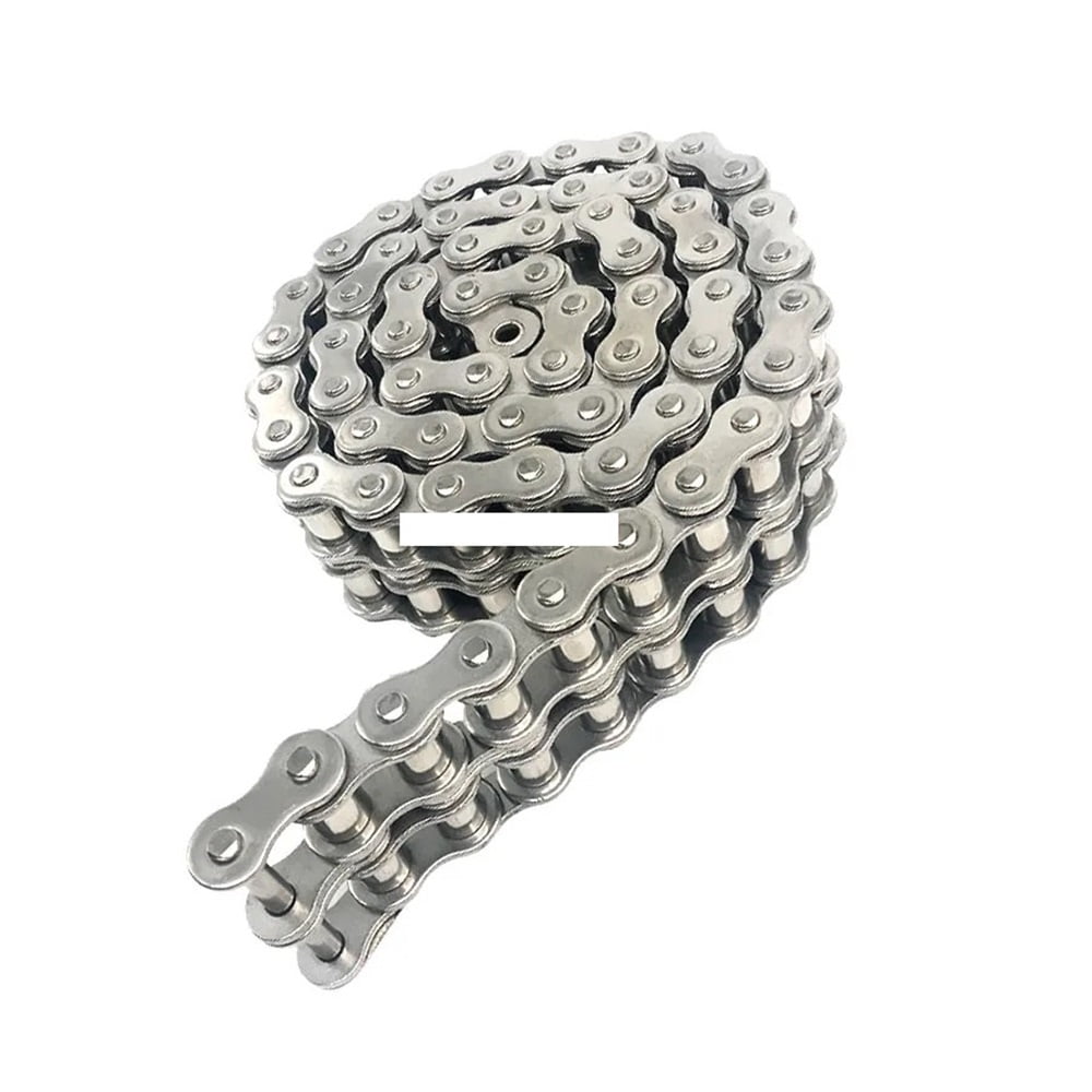 304 Stainless Steel Industrial Transmission Chain Single Row 04C ...