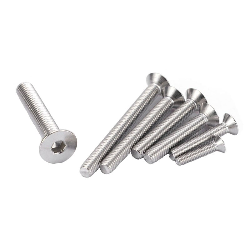 304 Stainless Steel Inner Hex Head Screw Hexagon Socket Machine Screws ...