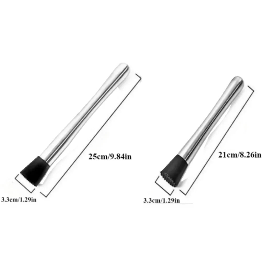 304 Stainless Steel Juice Rammer Ice Crusher Hammer Shaker Cup Beating ...