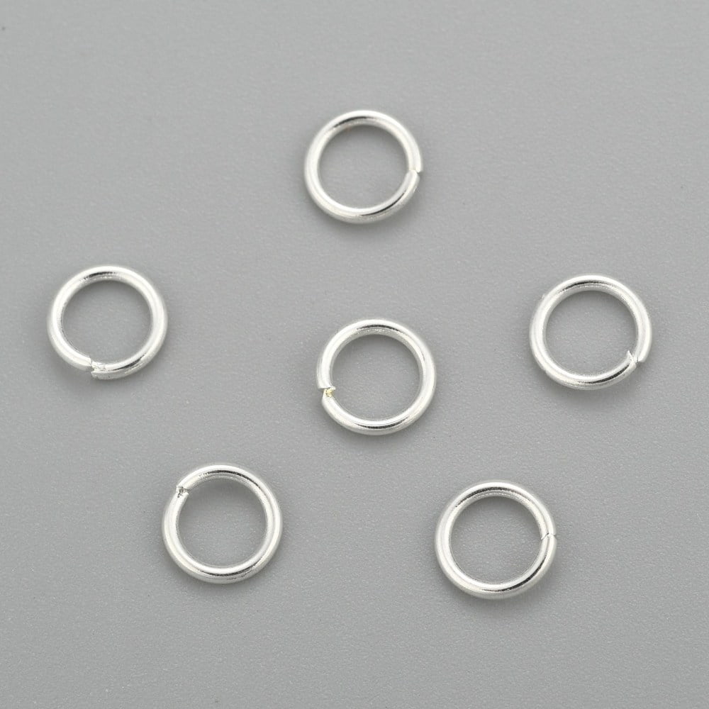 304 Stainless Steel Jump Rings Open Jump Rings Silver 20 Gauge 5.5x0 ...