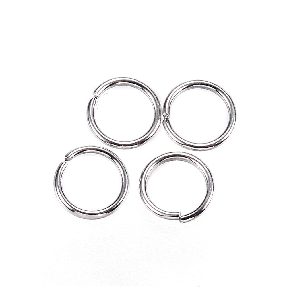 Tarnish Resistant 304 Stainless Steel Jump Rings Open Jump Rings ...