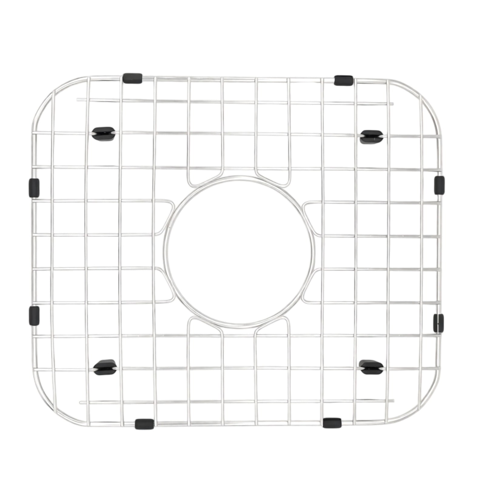 304 Stainless Steel Kitchen Sink Bottom Grid, Sink Grate with Center ...