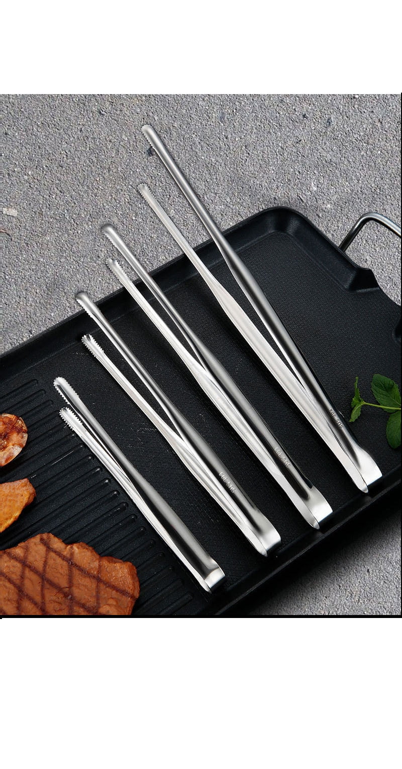 304 Stainless Steel Korean Outdoor Barbecue Meat Clips for Grilling ...