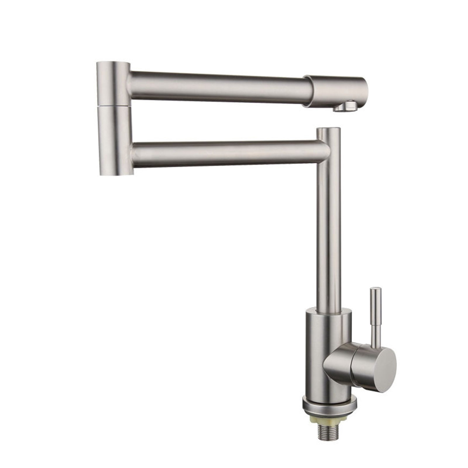 304 Stainless Steel Lead-free Folding Kitchen Faucet Mixer 360 Degree ...