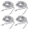 Bexikou Stainless Steel Link Chain 40in x 0.06in Heavy Duty Towing ...