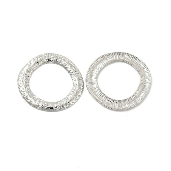 304 Stainless Steel Linking Ring Round Ring Stainless Steel color 32 ...