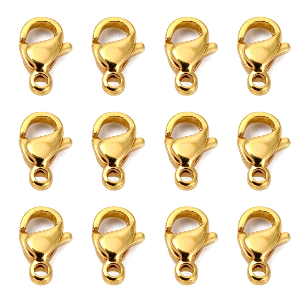 304 Stainless Steel Lobster Claw Clasps Parrot Trigger Clasps Manual ...