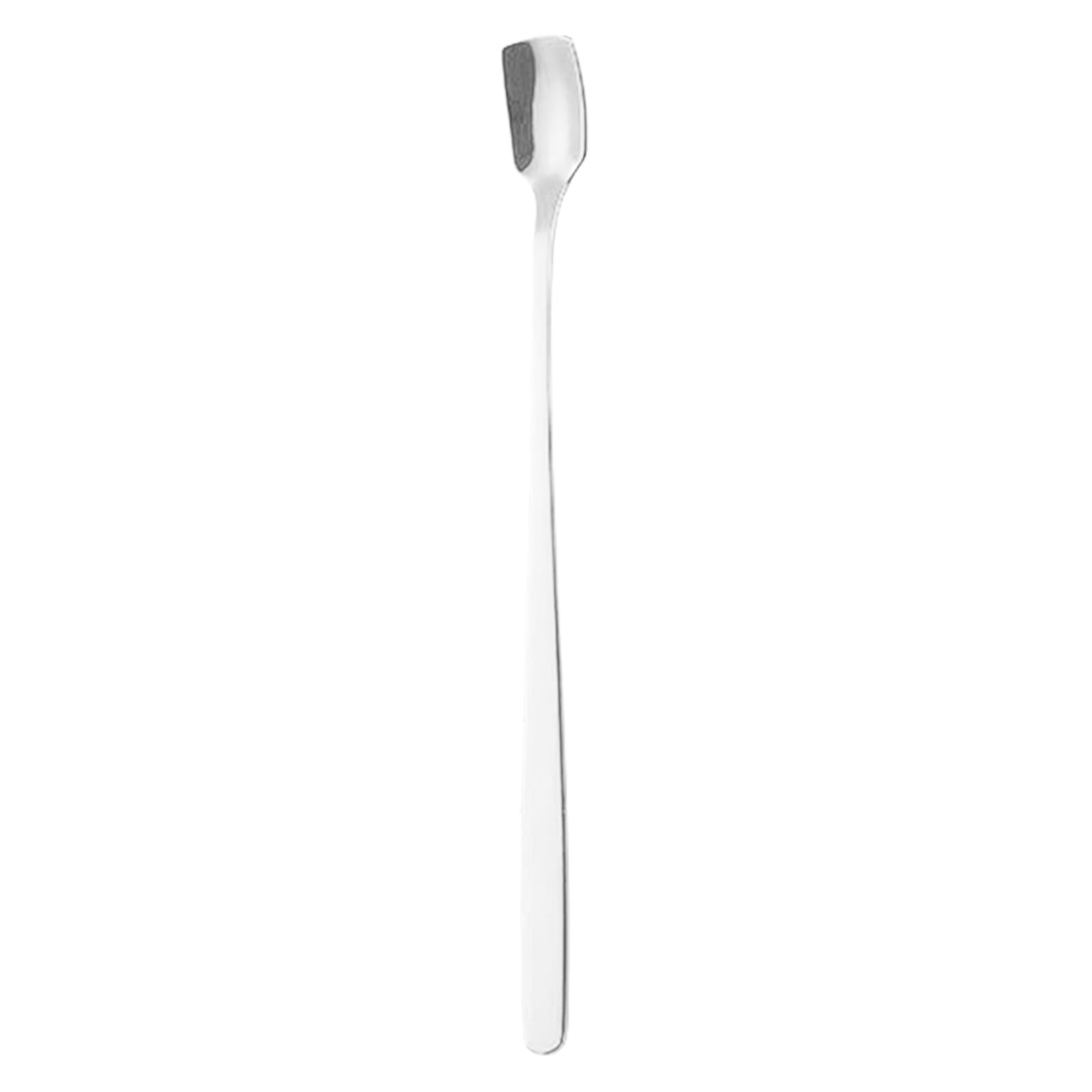 304 Stainless Steel Long Handle Gold Plated Square Head Spoon, For ...