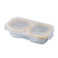 304 Stainless Steel Lunch Box With Duals Compartments Easy Cleaning ...