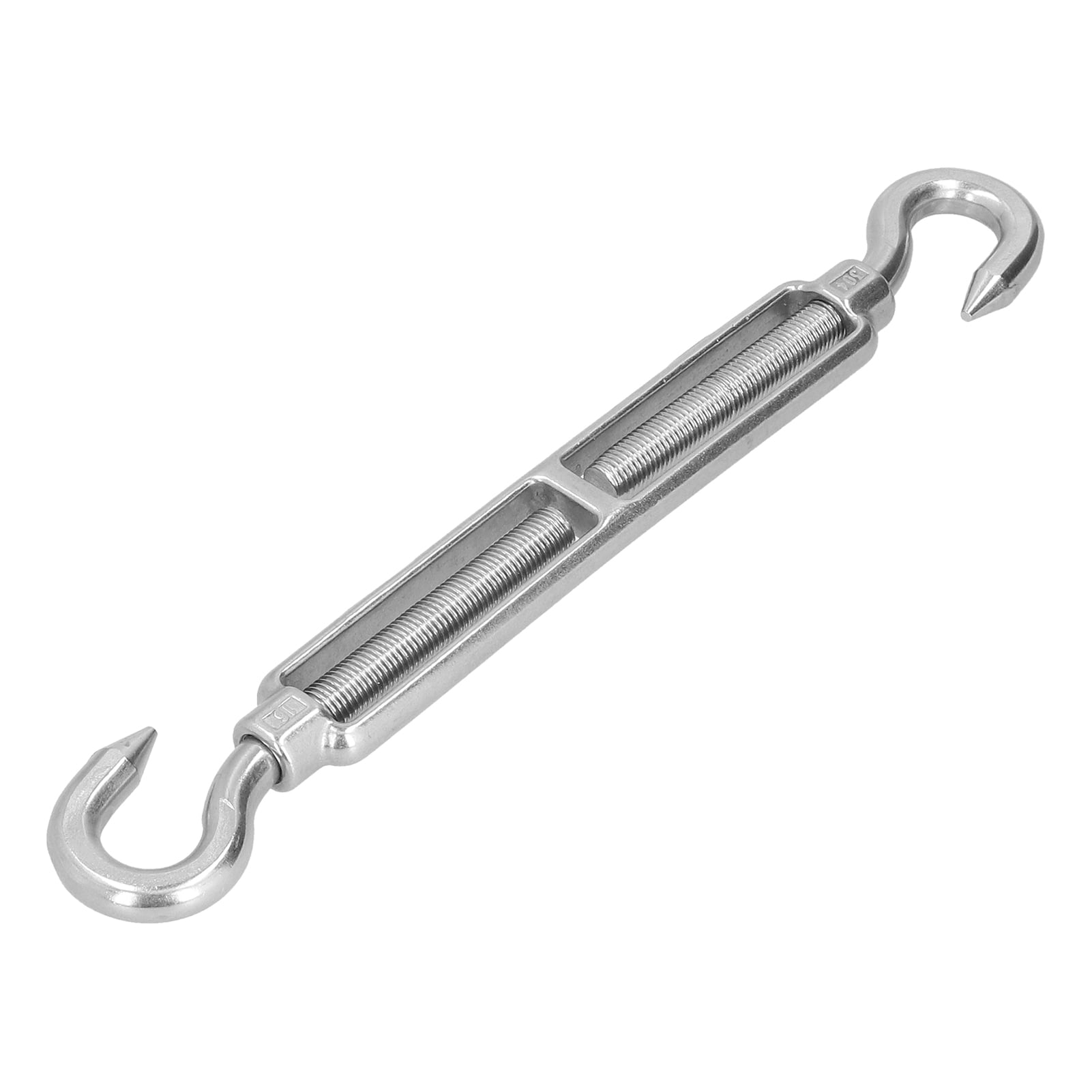 304 Stainless Steel M16 Adjustable Turnbuckle with Hook, CC Type Wire ...