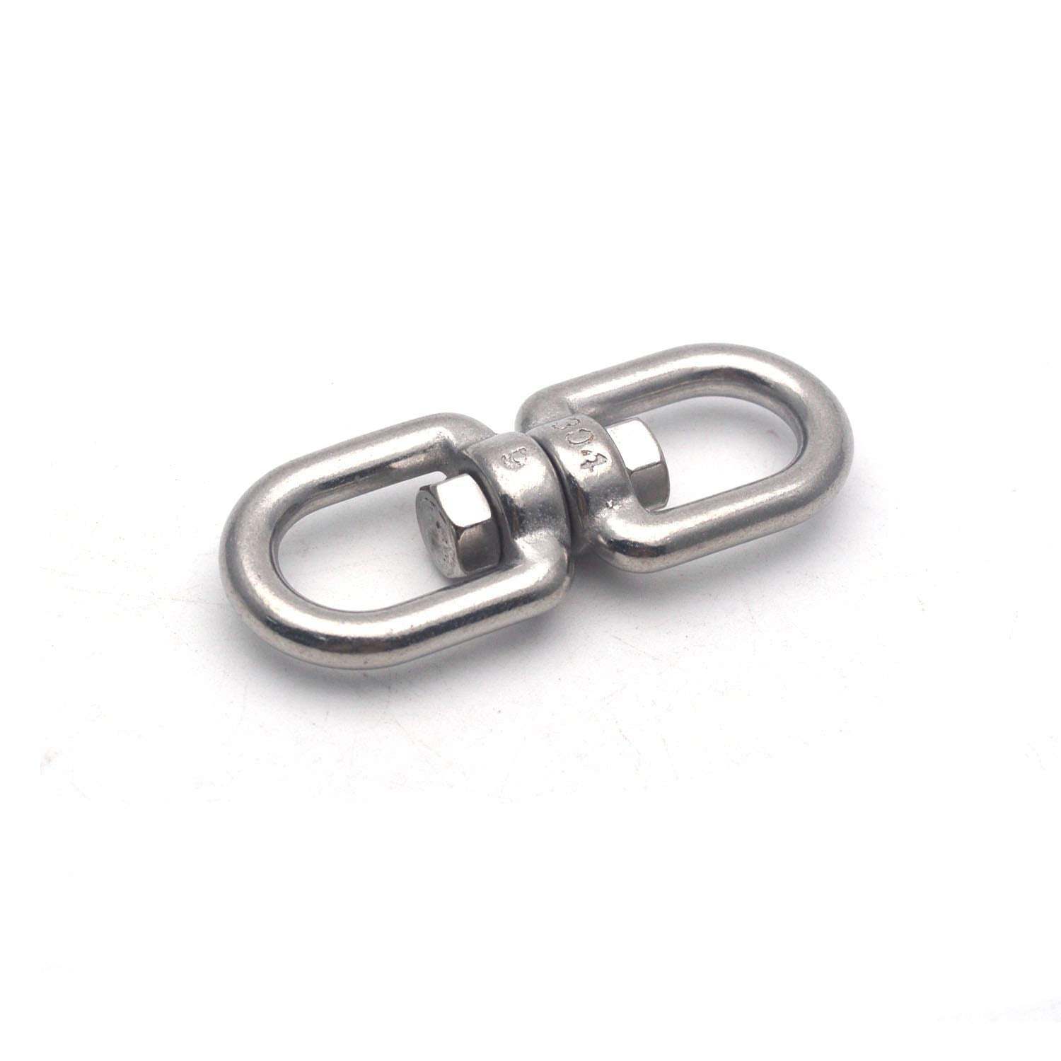 304 Stainless Steel M8 5/16" Double Ended Swivel Rigging Connector for ...