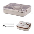 304 Stainless Steel Meal Preparation Container With Silicone Seal Leak ...