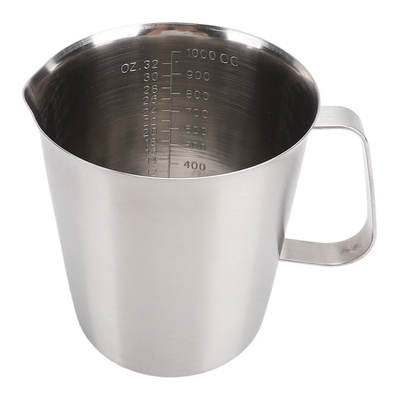 304 Stainless Steel Measuring Cup With Spout & Markings 1000ml Milk ...