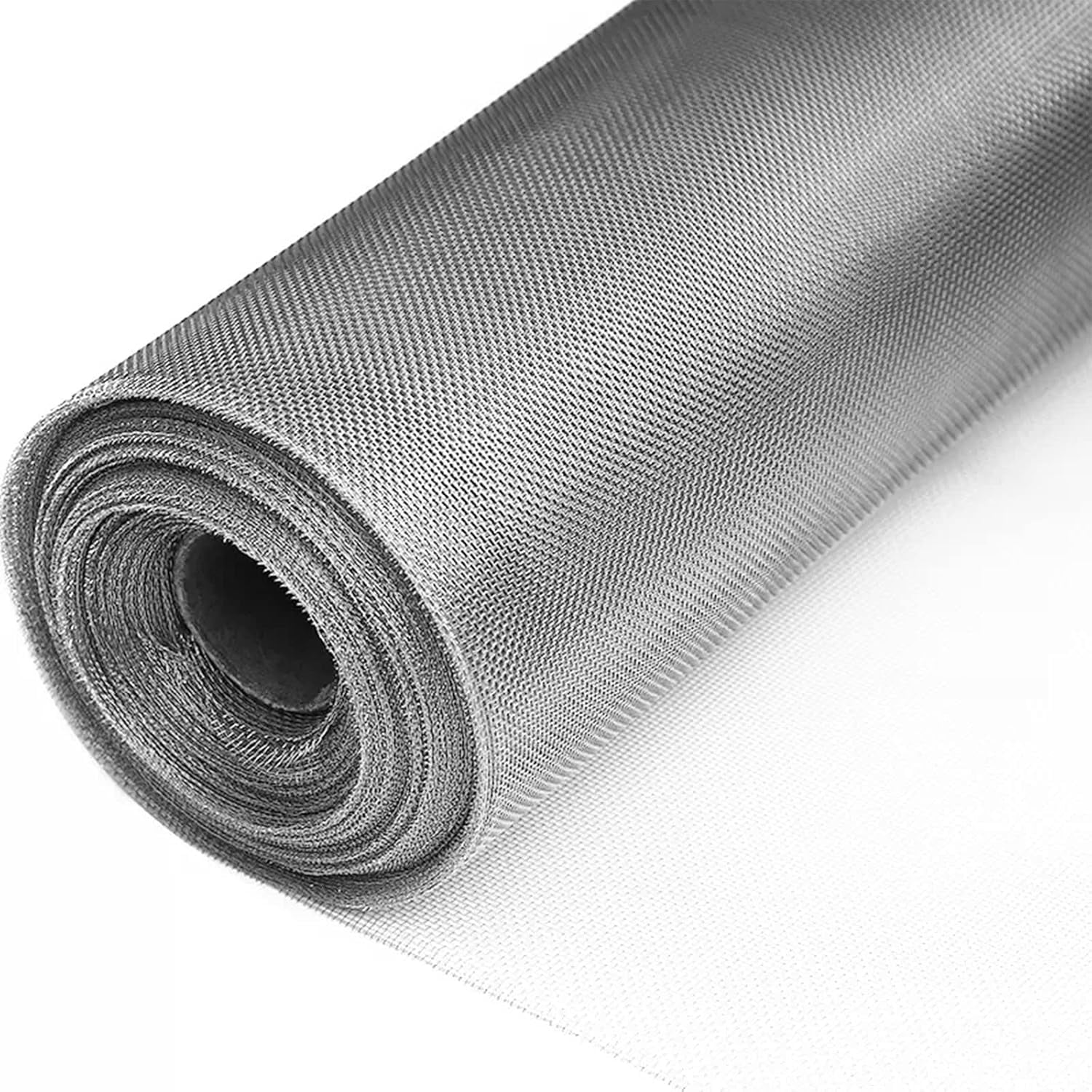 304 Stainless Steel Mesh Window Screen Roll, Silver 35"x10Ft Window ...