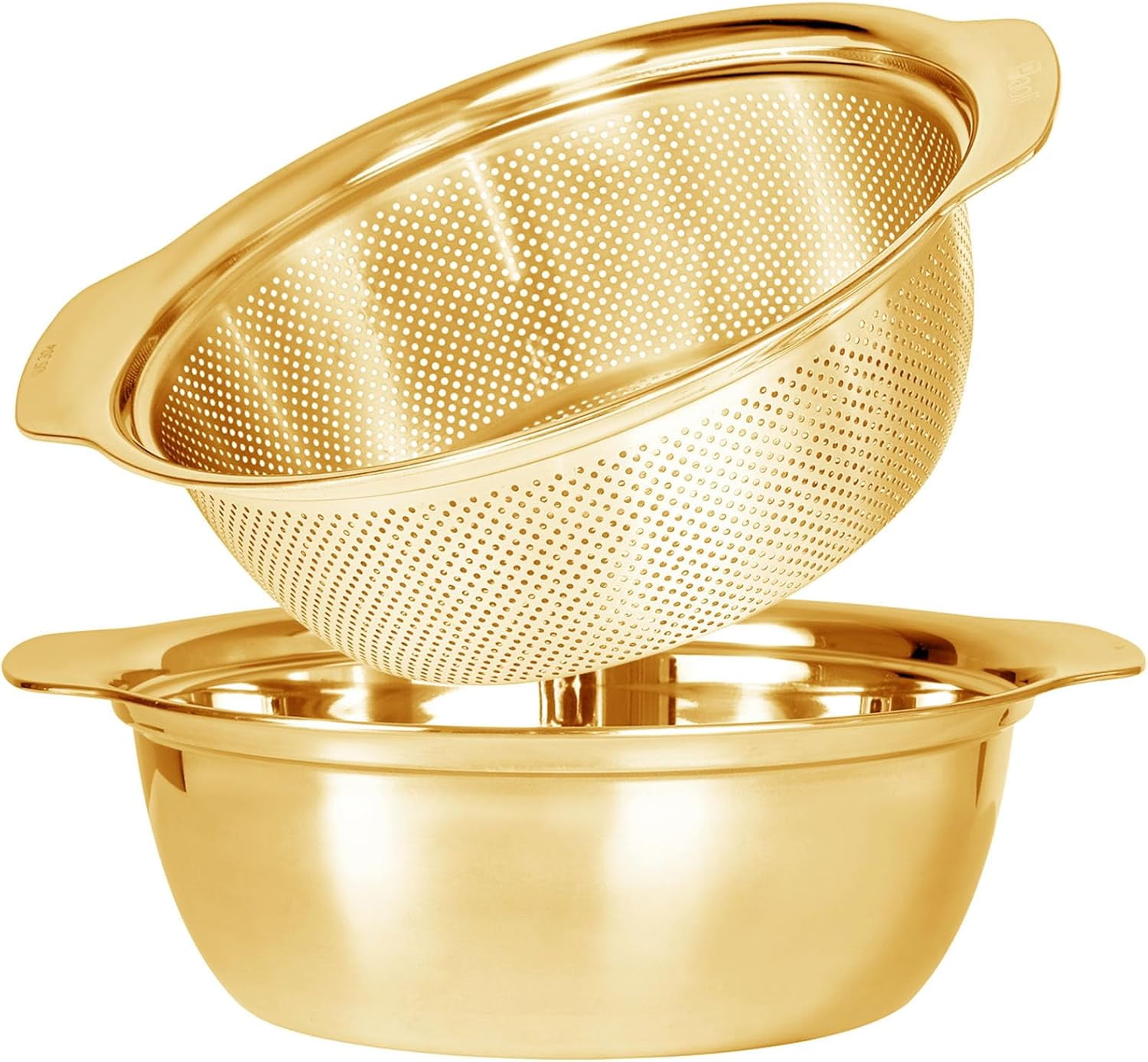 304 Stainless Steel Microporous Colander with Handle, Rice Washers ...