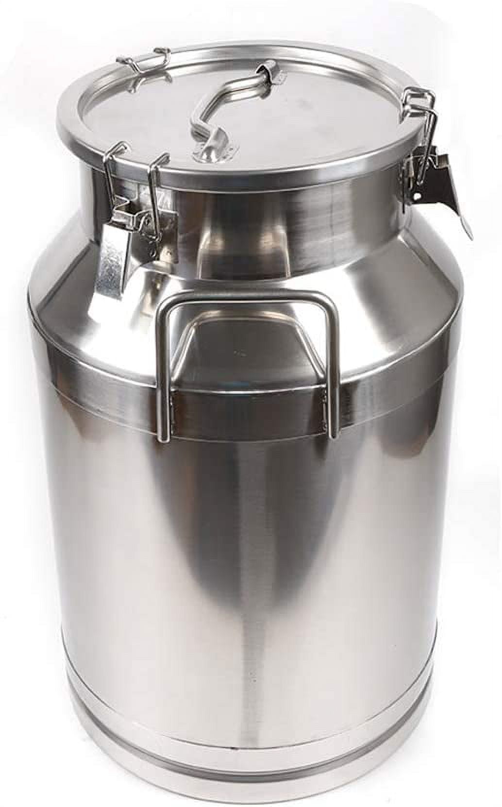 304 Stainless Steel Milk Can, 40 Liter Milk Bucket Wine Pail Bucket, 10 ...