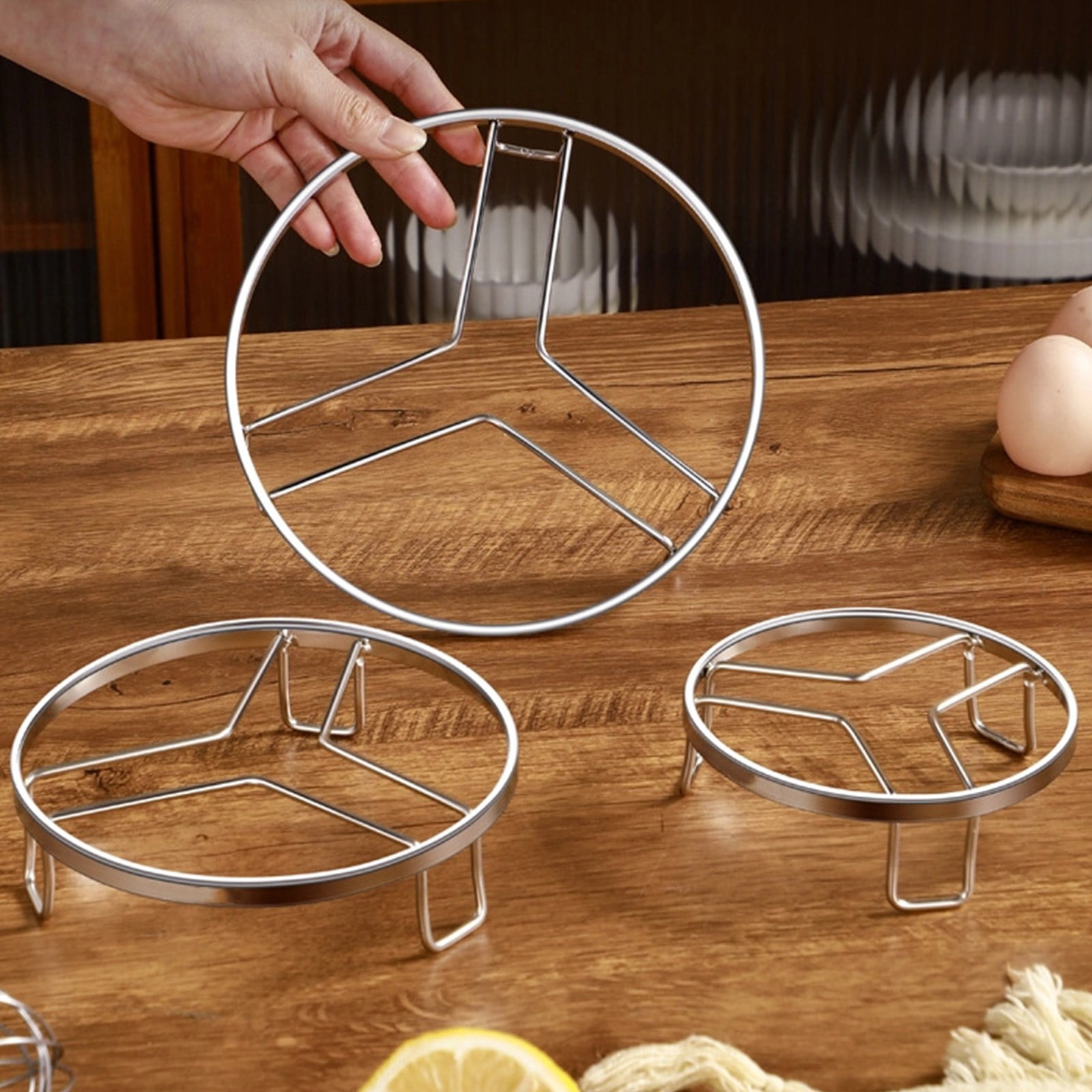 304 Stainless Steel Multi-Functional Pot Rack, Rust-Resistant Heat ...