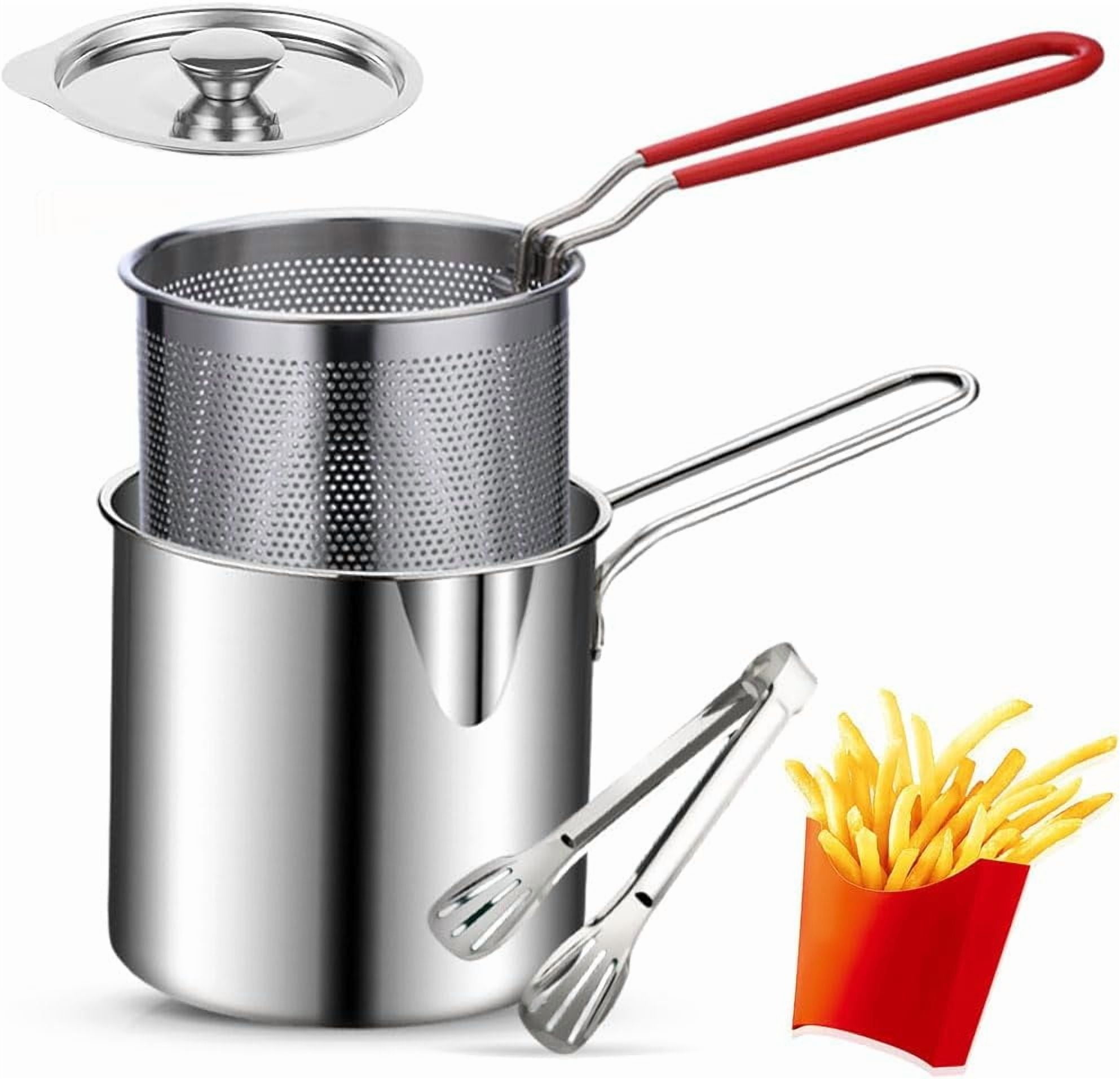 304 Stainless Steel Multifuntional Fryer, 2-in-1 304 Stainless Steel ...