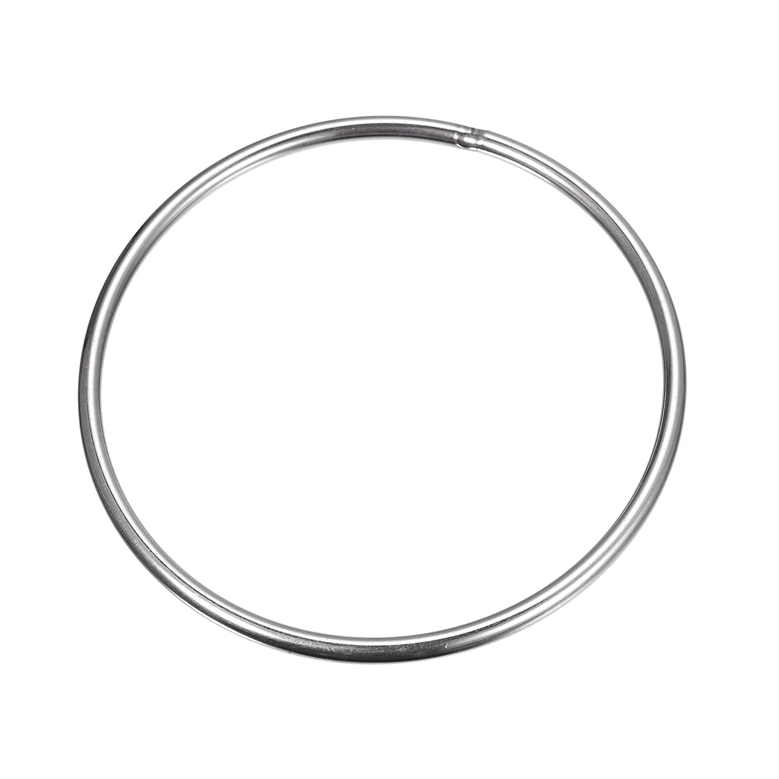 304 Stainless Steel O Rings, 1 Pack 120mm Outer Dia. 5mm Thick Welded O ...