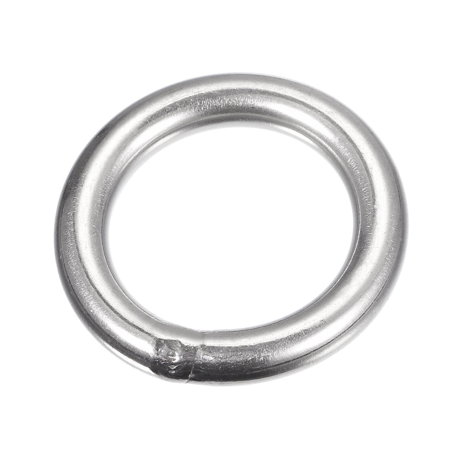 304 Stainless Steel O Rings, 1 Pack 50mm Outer Dia. 8mm Thick Welded O ...