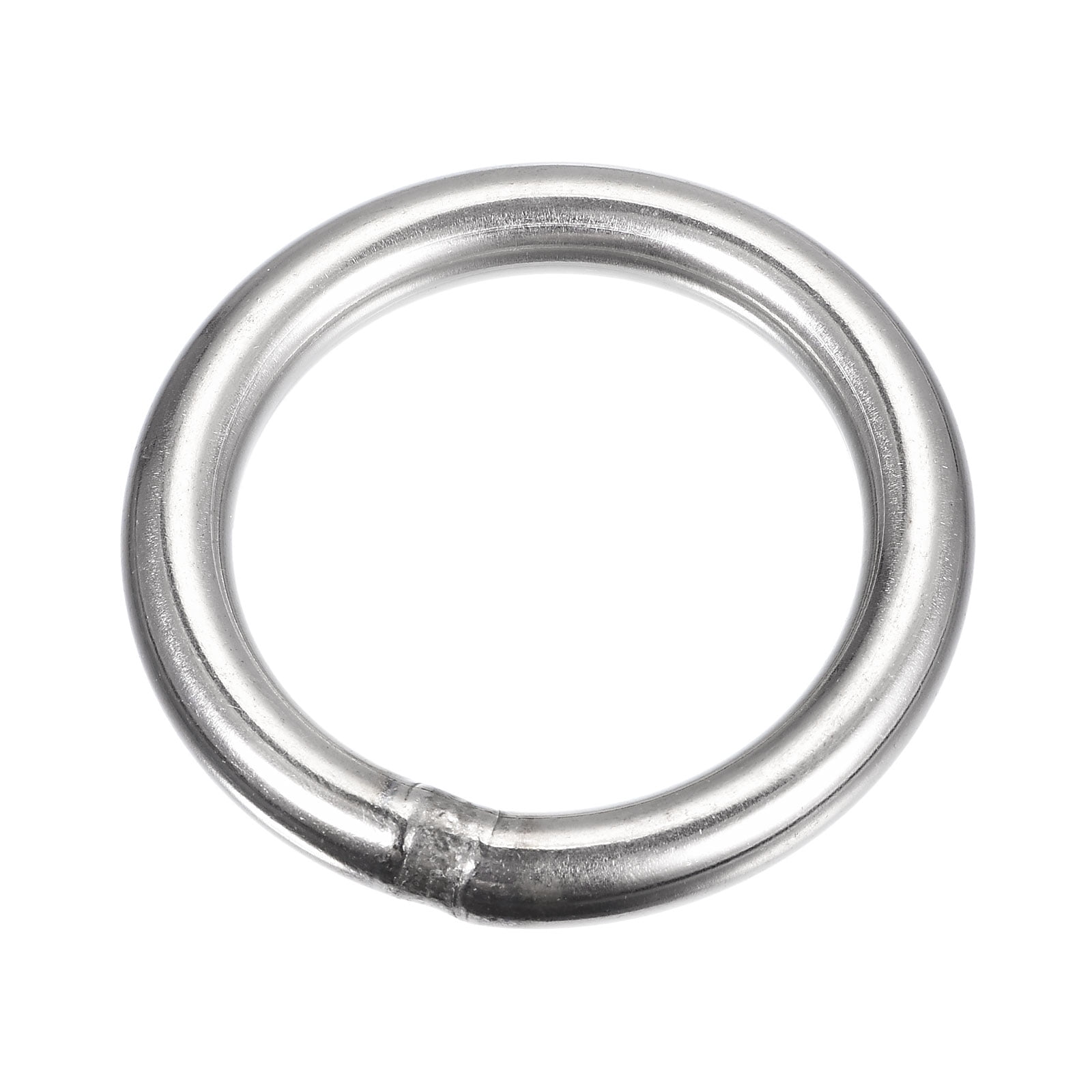 304 Stainless Steel O Rings, 1 Pack 60mm Outer Dia. 8mm Thick Welded O ...