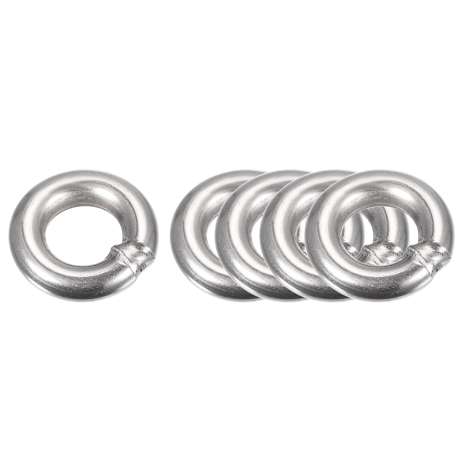 304 Stainless Steel O Rings, 5 Pack 20mm Outer Dia. 5mm Thick Welded O-rings - Walmart Business ...
