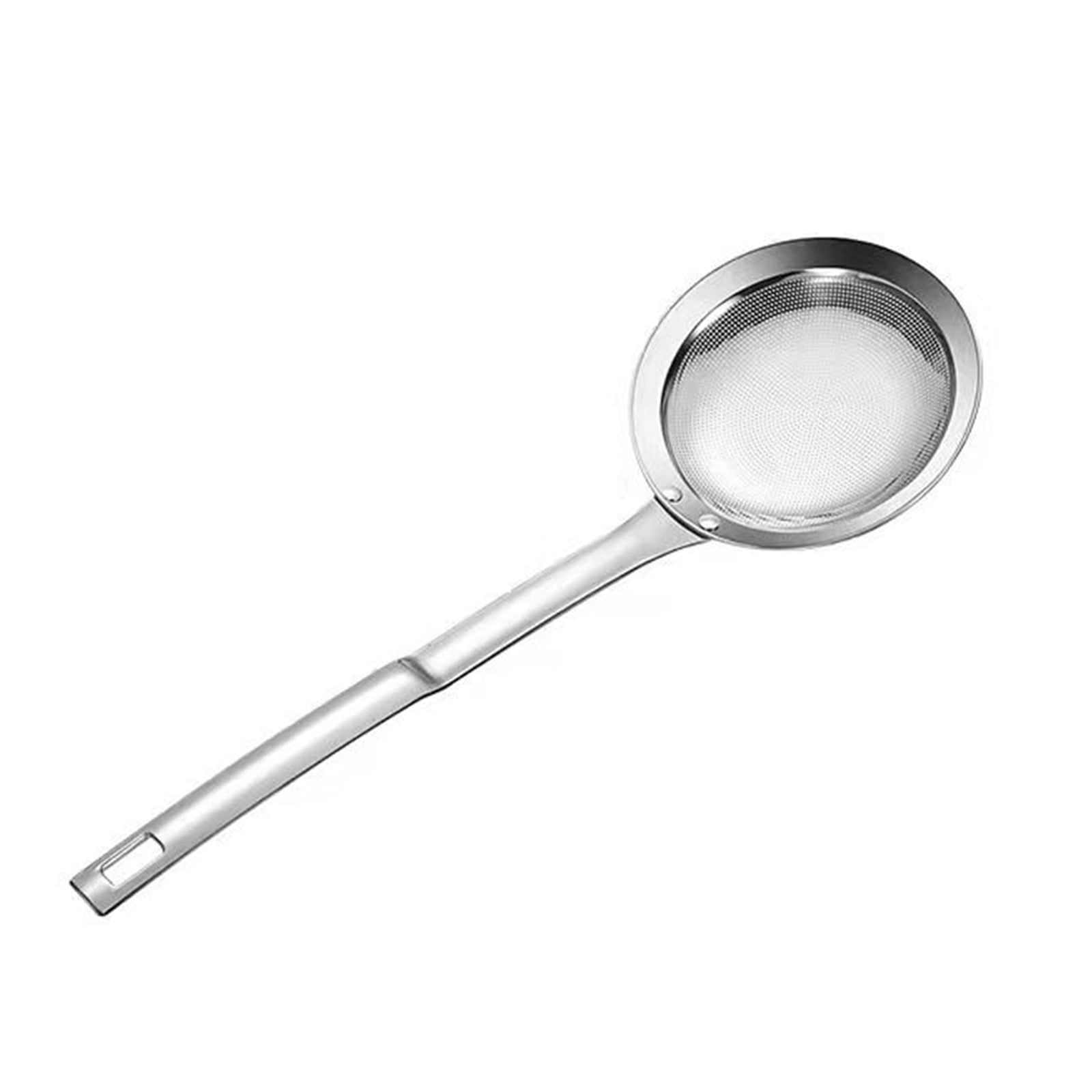 304 Stainless Steel Oil Colander Spoon - Fine Mesh Strainer for ...