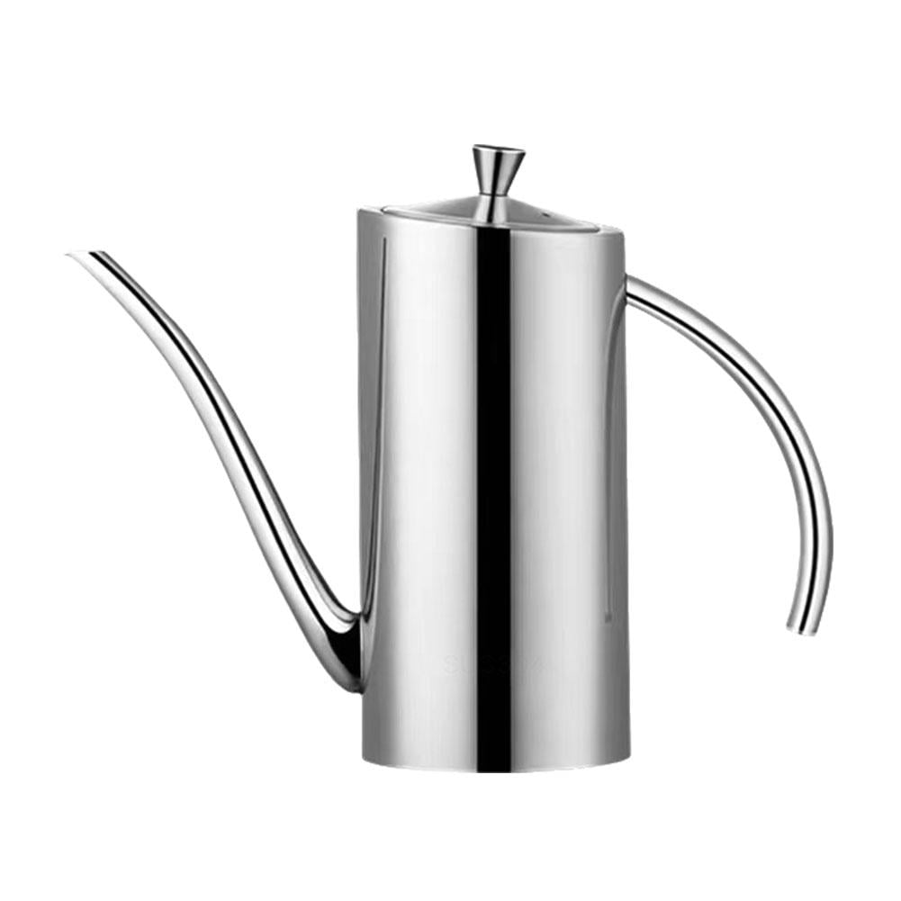 304 Stainless Steel Oil Pot Container Kitchen Sauce Vinegar Olive Oil ...