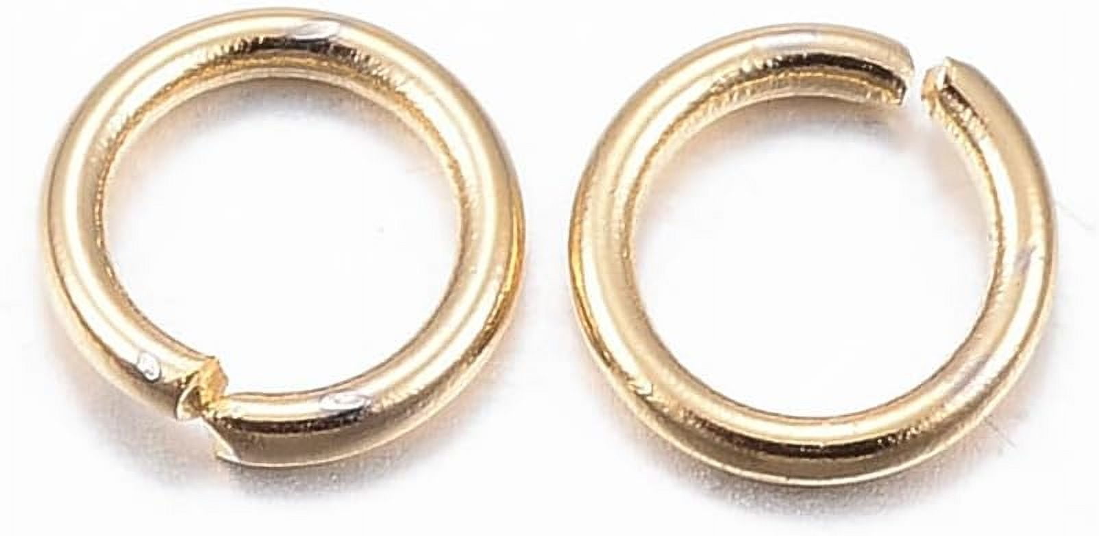 304 Stainless Steel Open Jump Rings 22 Gauge 4x0.6mm Inner Diameter ...