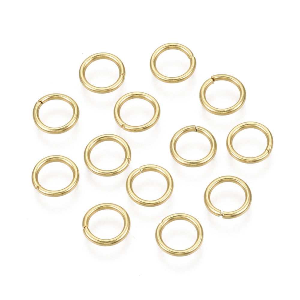 304 Stainless Steel Open Jump Rings Round for DIY Jewelry Craft Real ...