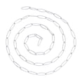 304 Stainless Steel Paperclip Chains Drawn Elongated Cable Chain ...