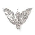 304 Stainless Steel Pendants Angel Charm Stainless Steel Color ...