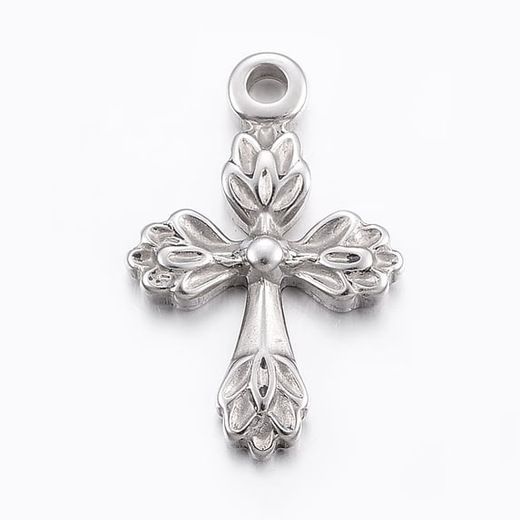 304 Stainless Steel Pendants Stainless Steel Color 26x17x3mm Hole: 2 ...