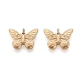 304 Stainless Steel Pendants with Jump Rings Butterfly Real 14K Gold ...